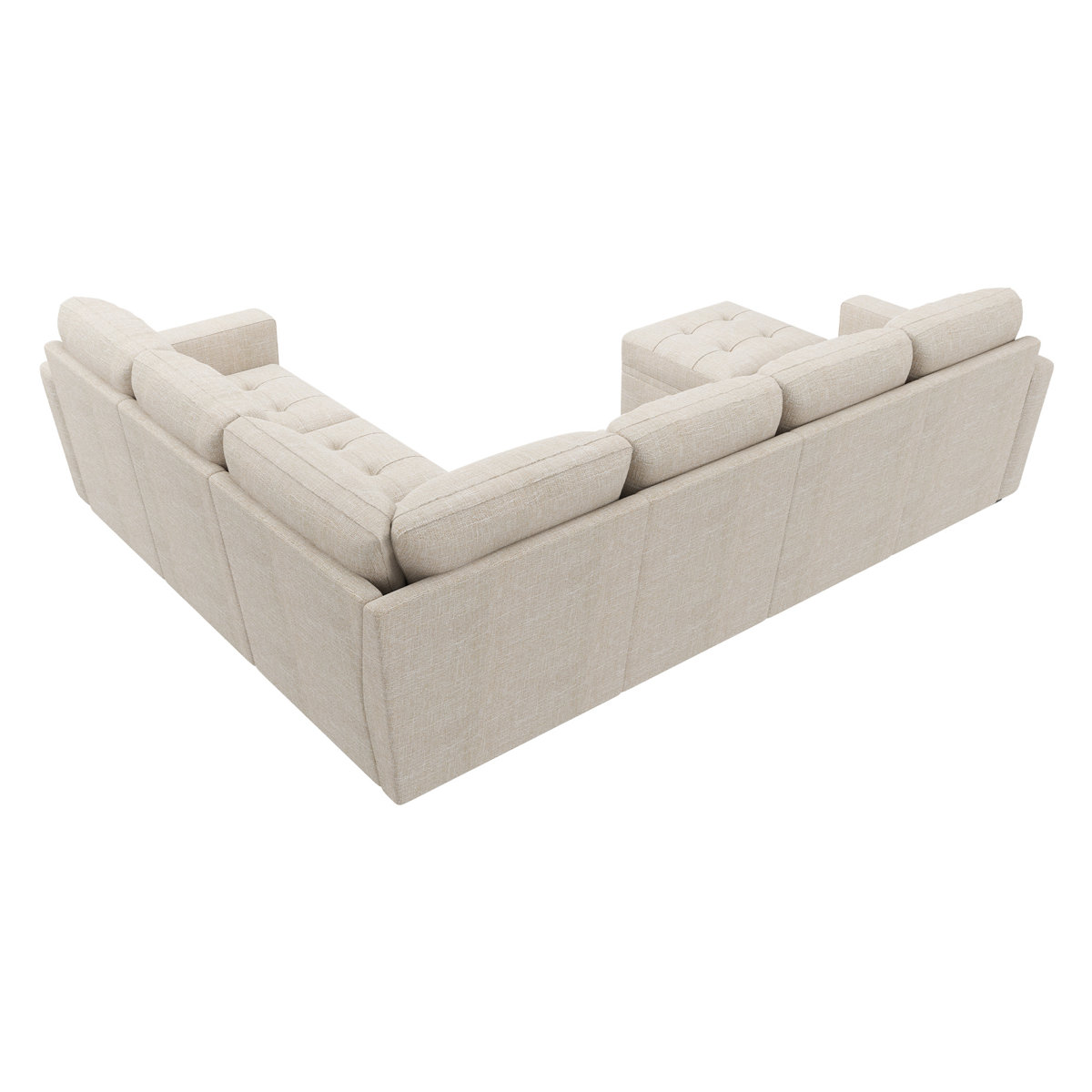 Latitude Run® U Shaped Sleeper Sectional Modular Sofa Bed With Storage Chaise & Reviews ...